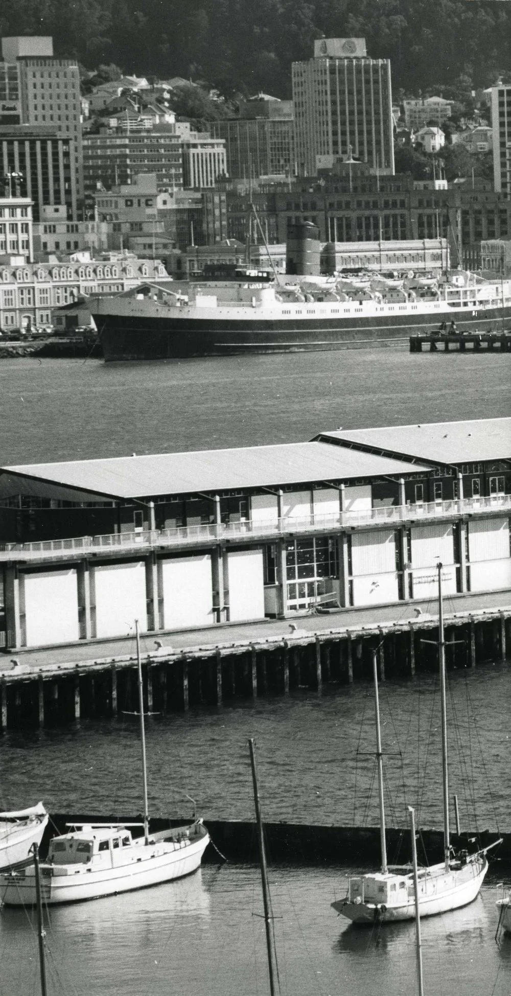 Wellington Harbour; marina and overseas passenger terminal in ...