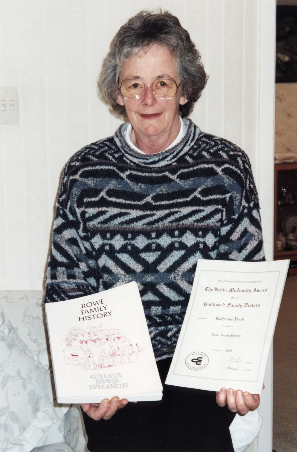 Katherine Birch wins Kevin McAnulty award for her published family ...