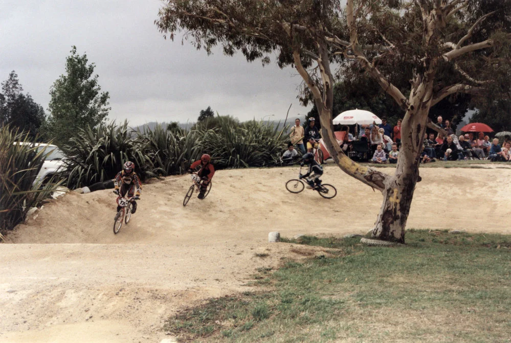 BMX, McLeod Park; 2003 Wellington championships; unidentified young ...
