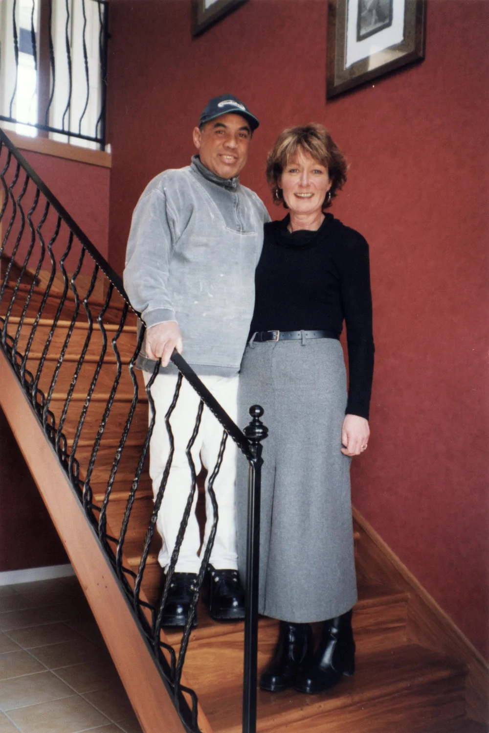 Builder Peter Reti and wife Christine; winners of 'builder's own home ...