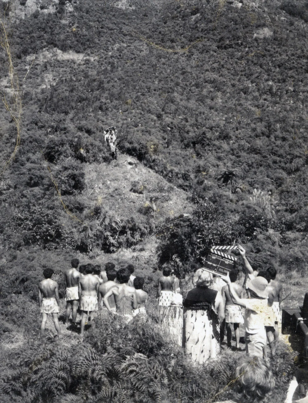 Filming Te Rauparaha movie, Akatarawa valley, 1971 | Record | DigitalNZ