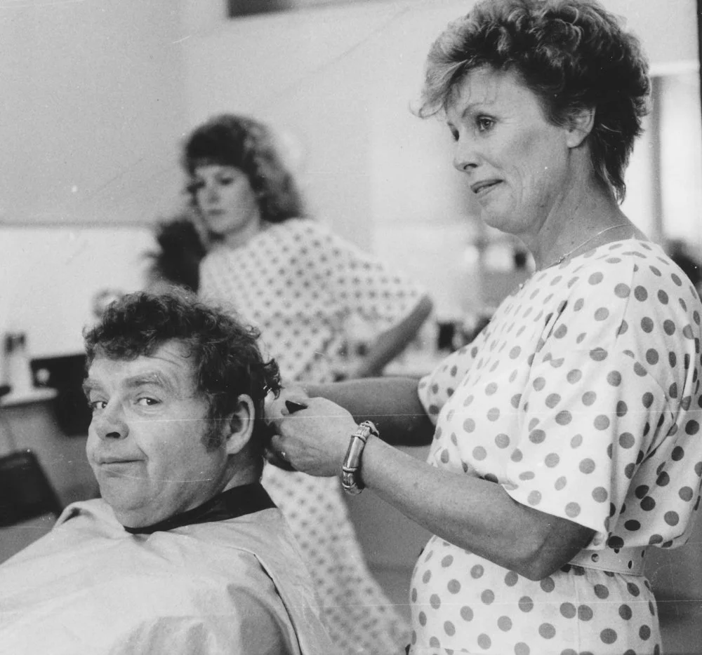 Geoffrey Hughes ('Eddie Yates' in TV's "Coronation Street") gets a ...