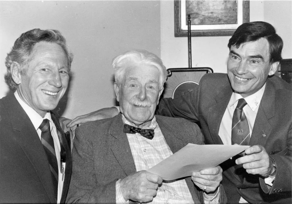 Stanley Northcote-Bade, founder of the Hutt District Historical Society ...