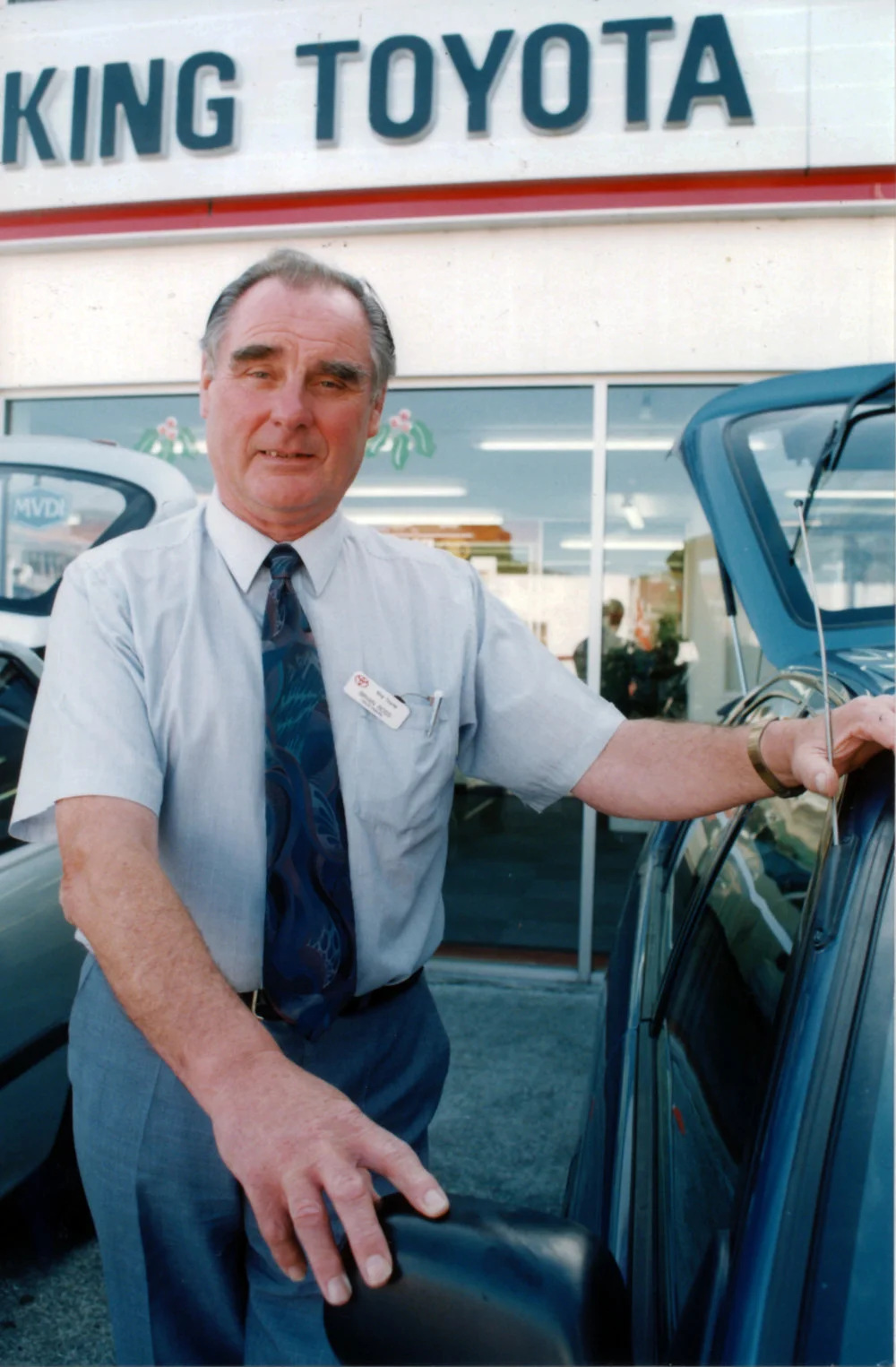 Bryan Ross returns to Toyota dealership | Record | DigitalNZ