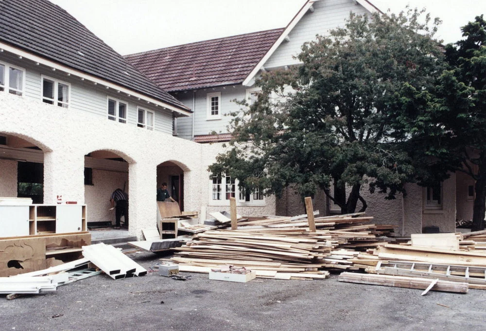 Leper Sisters convent building; Fergusson Drive; site now Oakmont Grove ...