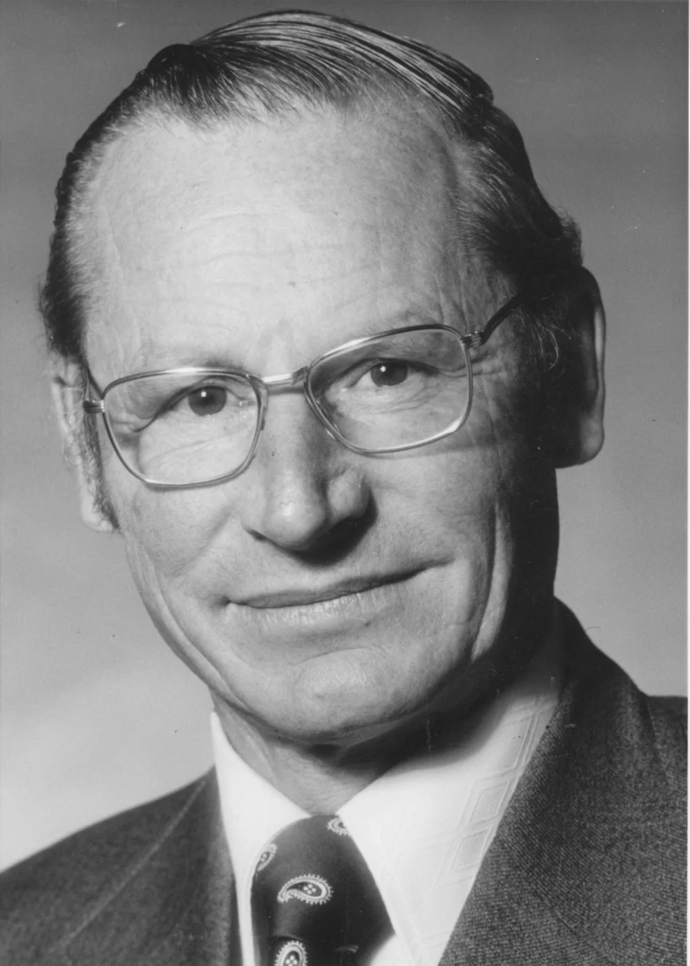 George Chapman (later Sir George), New Zealand National Party president ...