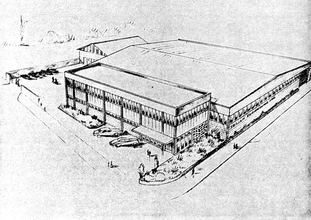 Trojan Engineering; new factory, corner of Goodshed Road and Railway ...