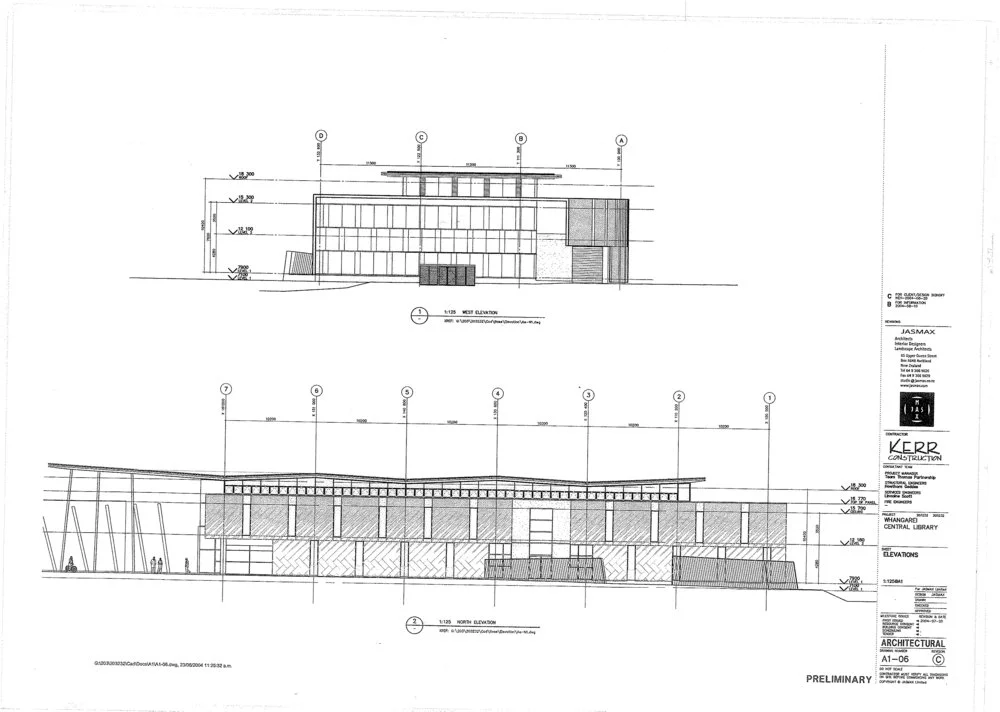 Whangarei Central Library Elevations | Record | DigitalNZ