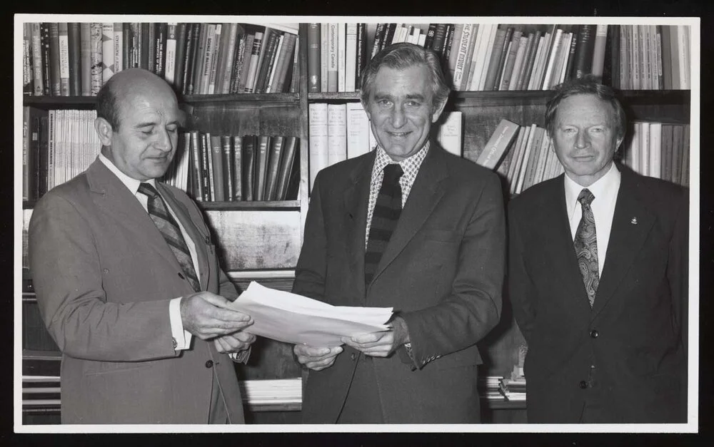 Professor Jordan Zaimov, Dr D.B.C. Taylor and Tom Lysaght | Record ...
