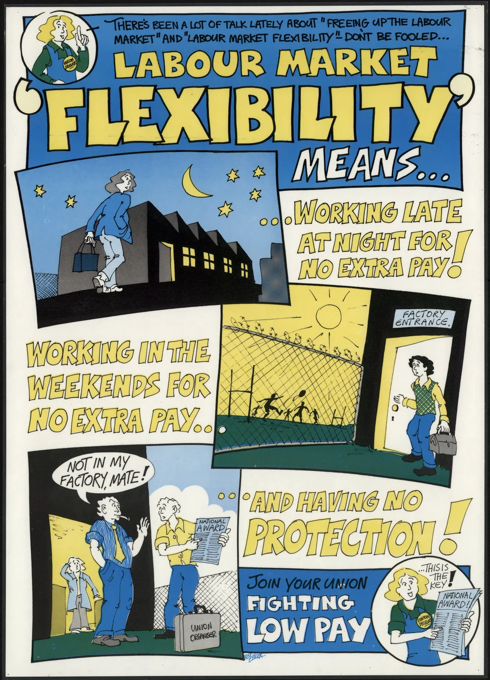 'Labour market "flexibility" means ...' | Record | DigitalNZ